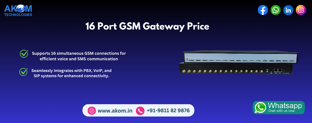 16 Port GSM Gateway Price