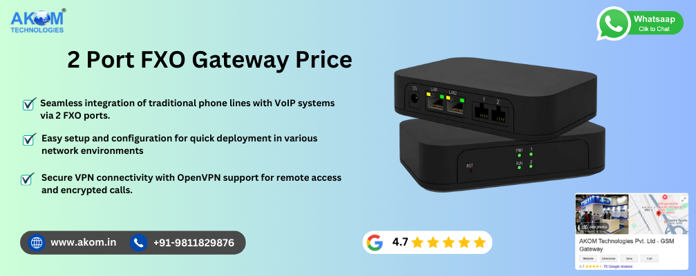 2 Port FXO Gateway Price