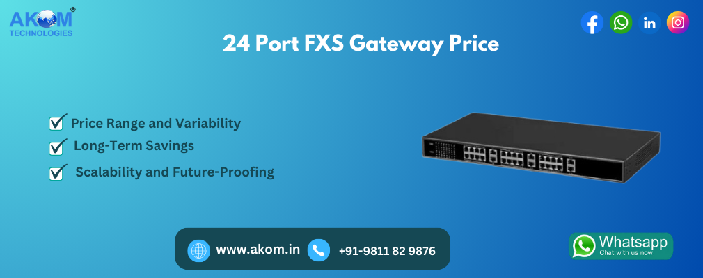 24 Port FXS Gateway Price