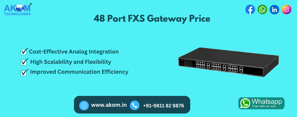 48 Port FXS Gateway Price