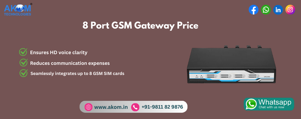 8 Port GSM Gateway Price