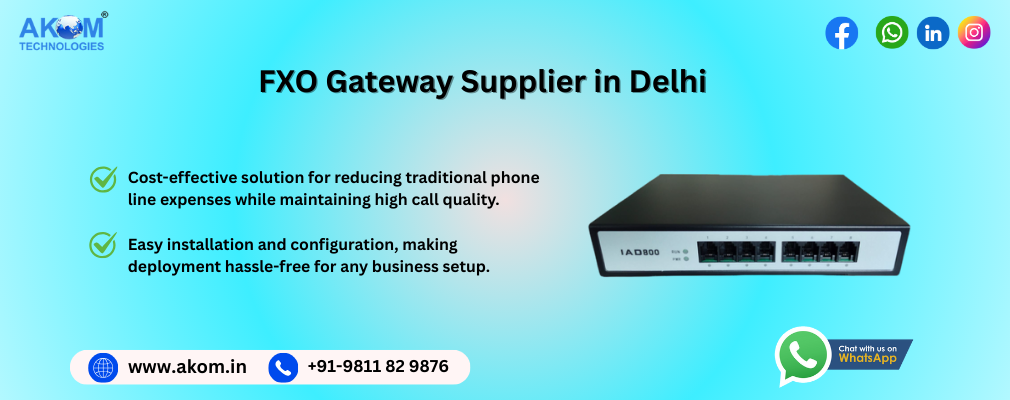 FXO Gateway Supplier in Delhi