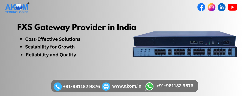 FXS Gateway Provider in India
