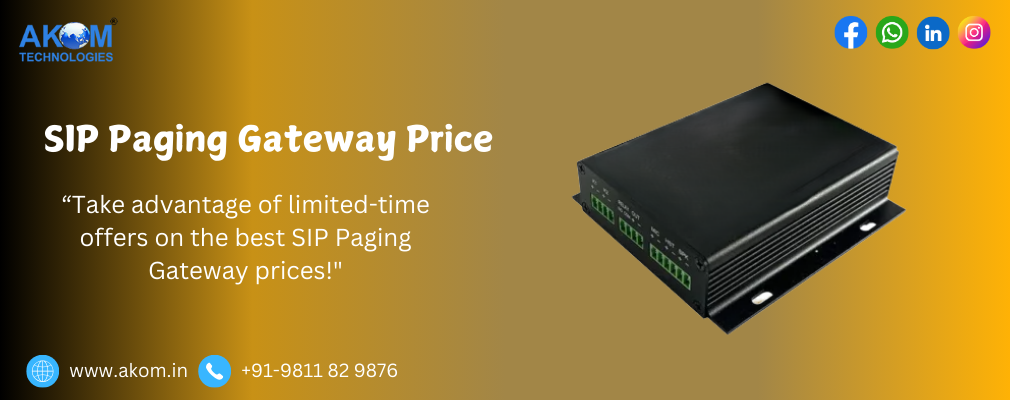 SIP Paging Gateway Price