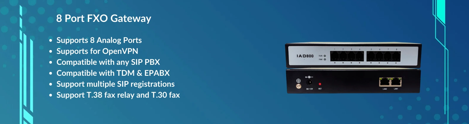 AKOM Technologies : GSM VoLTE FXS FXO Gateways